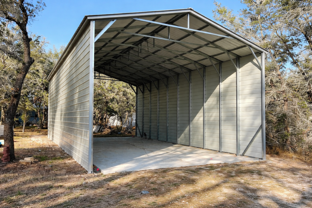 College Station TX Custom Rv Carports | Legacy Steel Structures